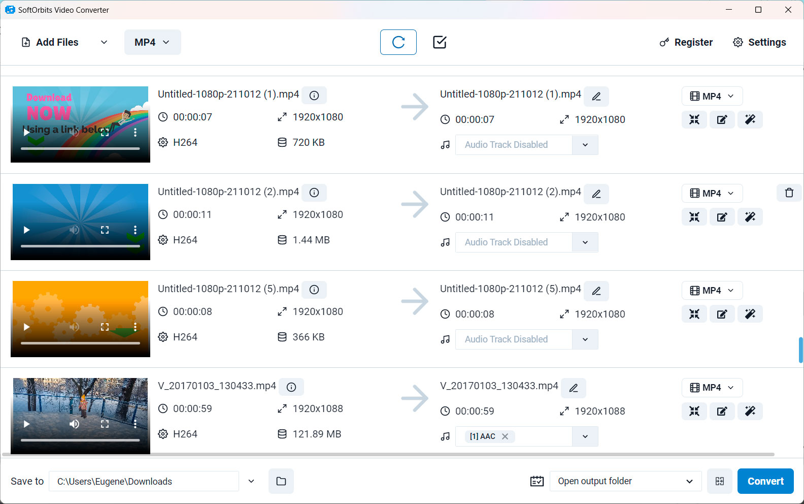 Commander SoftOrbits Video Converter
